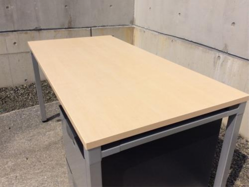 コクヨ デルフィ ワークテーブル + 2段ワゴンセット 中古| コクヨ デルフィ ワークテーブル + 2段ワゴンセット 中古|